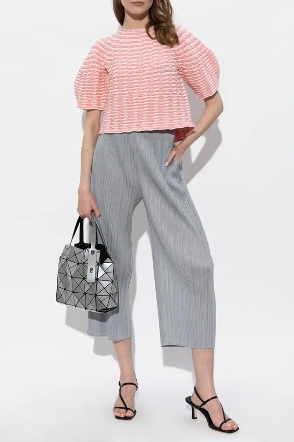 Issey Miyake Pleated Trousers - Grey