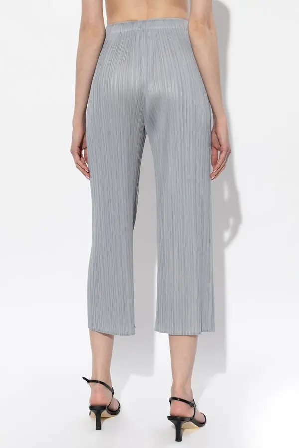 Issey Miyake Pleated Trousers - Grey