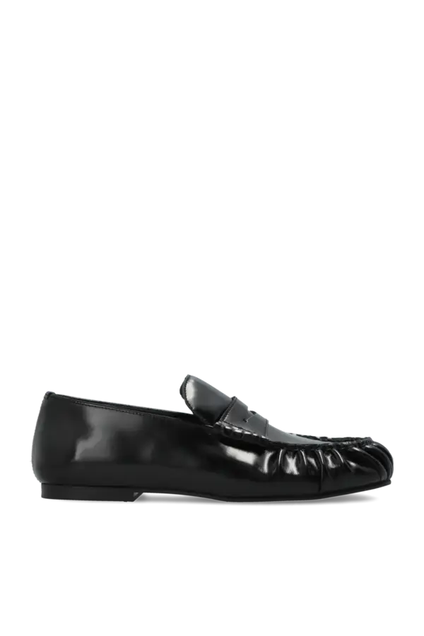ALOHAS Leather Loafers - Black