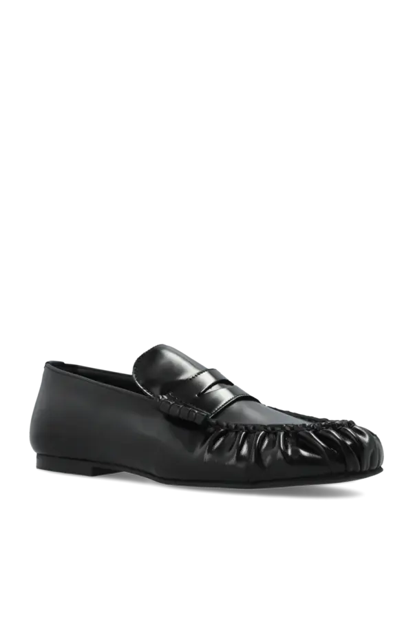 ALOHAS Leather Loafers - Black