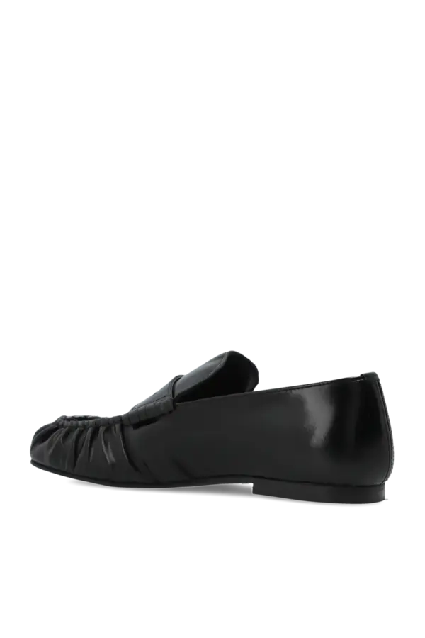 ALOHAS Leather Loafers - Black