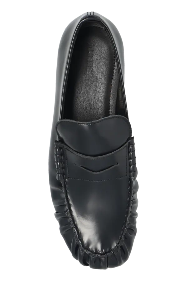 ALOHAS Leather Loafers - Black