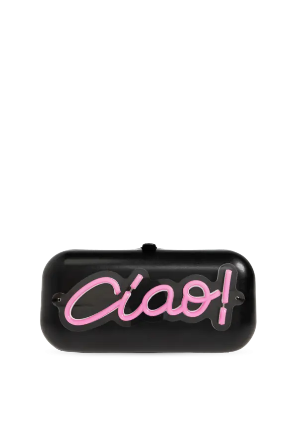 Moschino Led-lit Clutch - Black