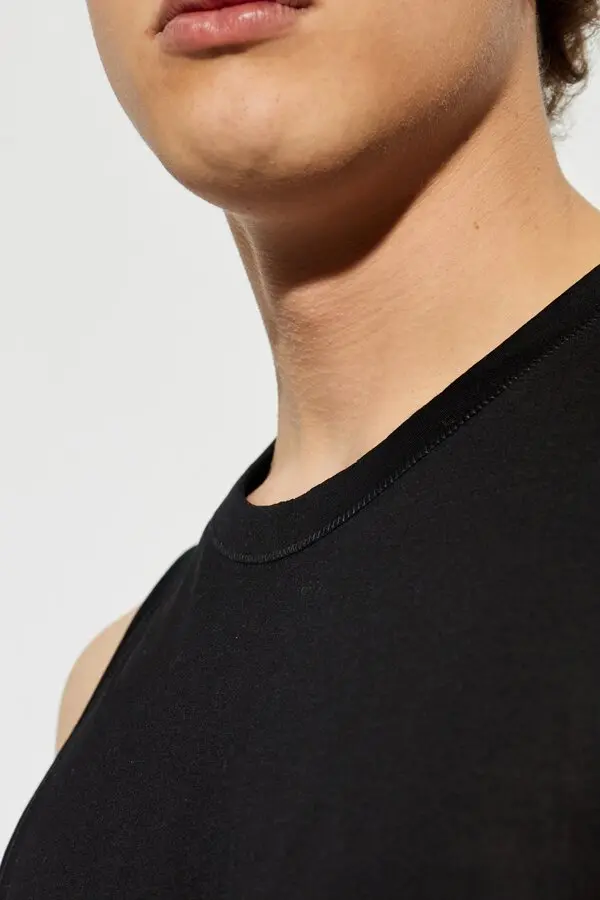 AMI Paris Sleeveless T-shirt - Black