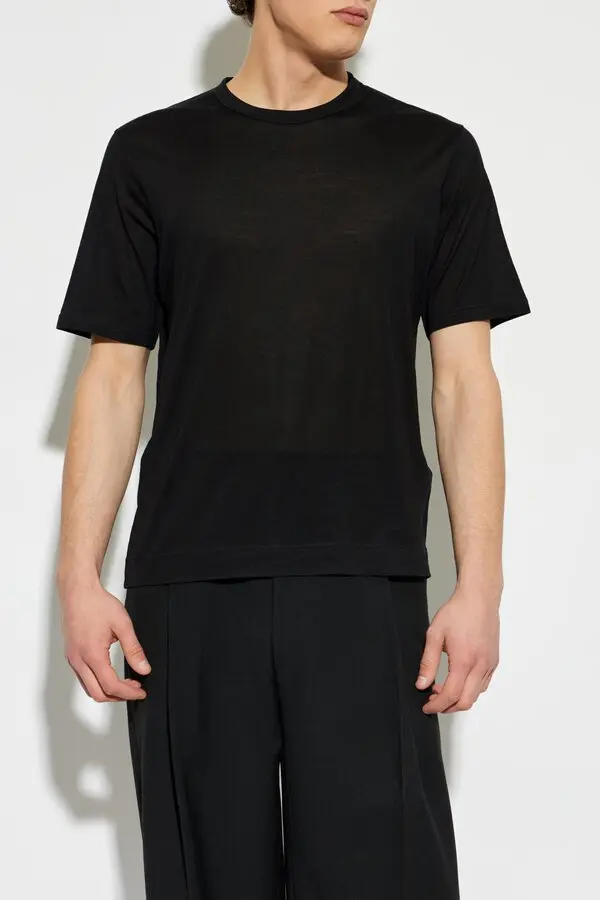 AMI Paris Crew Neck T-shirt - Black
