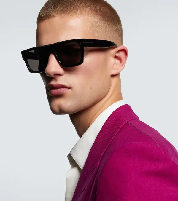 TOM FORD Cyrus Square Sunglasses - Black