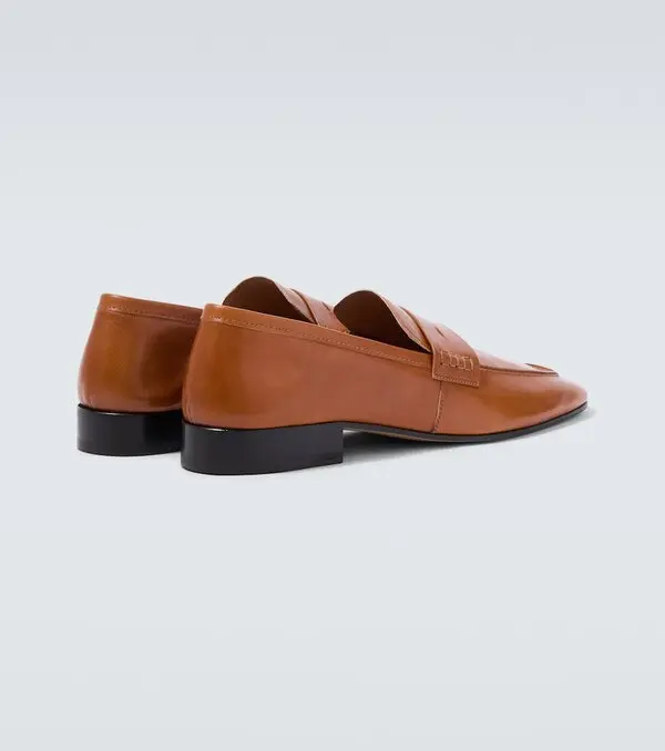 Dries Van Noten Leather Penny Loafers