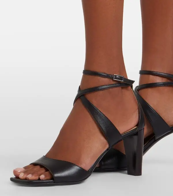 LEMAIRE Cross Leather Sandals