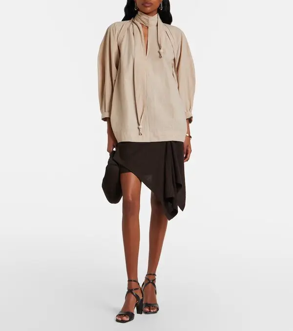 LEMAIRE Cross Leather Sandals