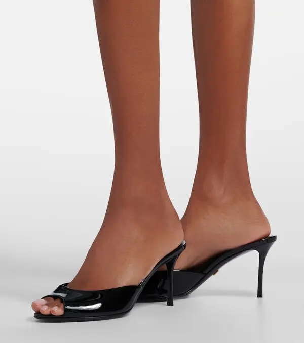 Dolce & Gabbana Keira Patent Leather Mules