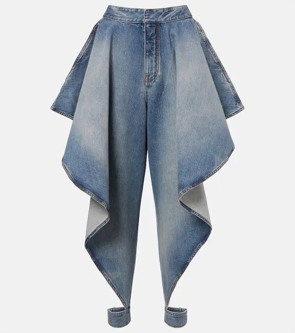 Alaïa Draped Tapered Jeans