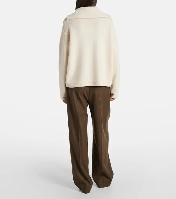 Loro Piana Carezza Cashmere Polo Sweater