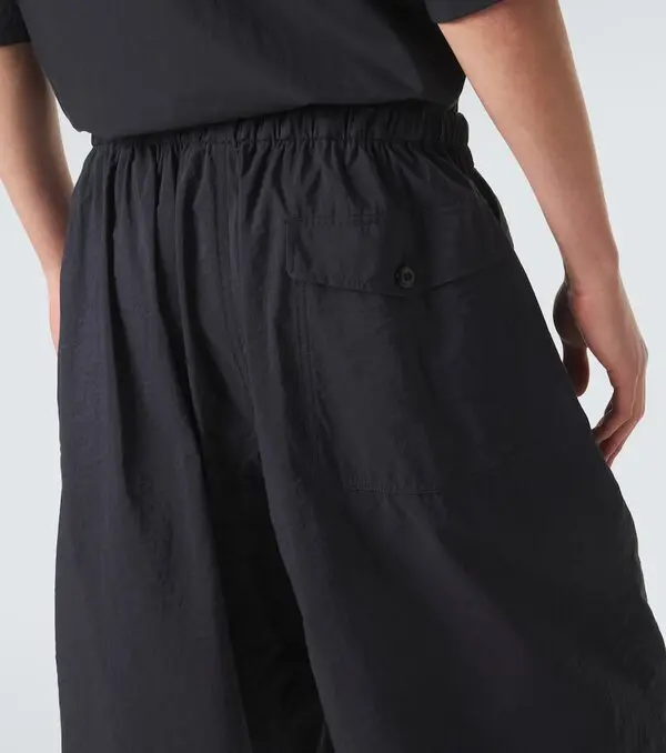 LEMAIRE Cotton-blend Bermuda Shorts - Black