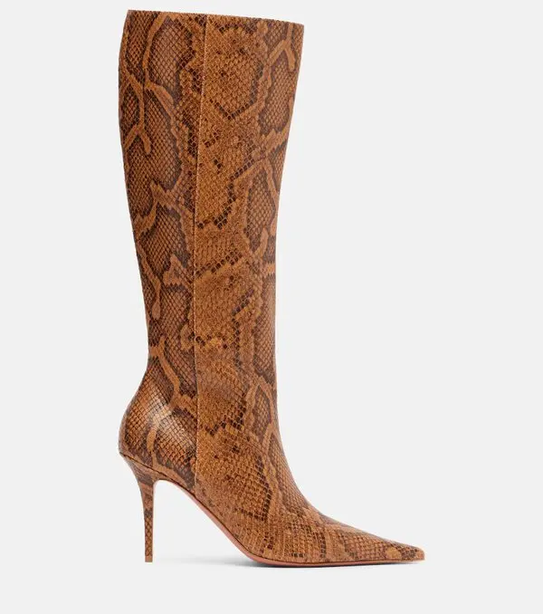 Amina Muaddi Barbara Knee-high Boots