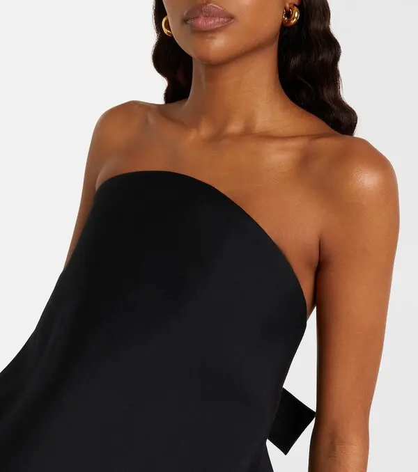 Balenciaga Peplum Bustier Dress