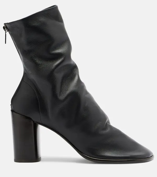LEMAIRE Glove Leather Ankle Boots