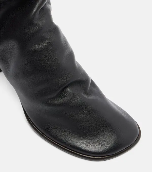 LEMAIRE Glove Leather Ankle Boots
