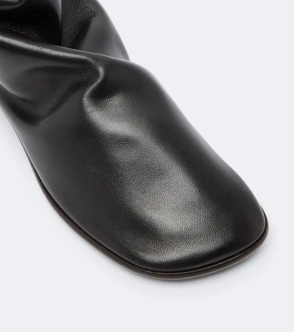 LEMAIRE Glove Leather Ankle Boots