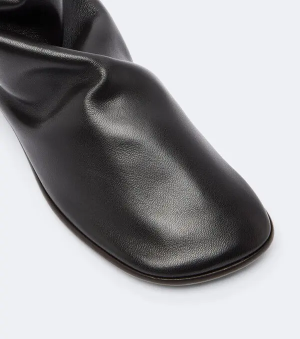 LEMAIRE Glove Leather Ankle Boots