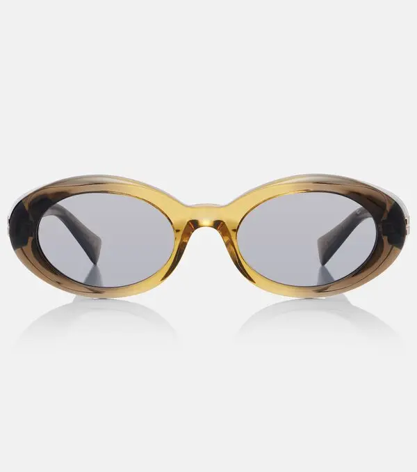 Miu Miu Rêverie Oval Sunglasses - Brown