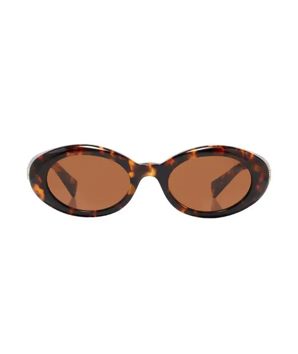 Miu Miu Rêverie Oval Sunglasses - Brown
