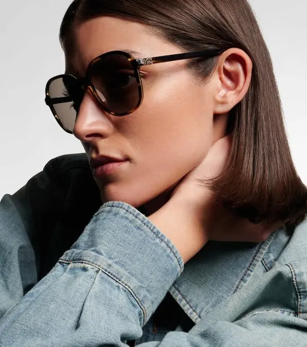 Miu Miu Logo Oversized Sunglasses