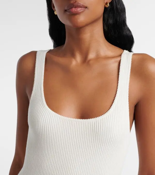 Polo Ralph Lauren Crochet Ribbed-knit Minidress