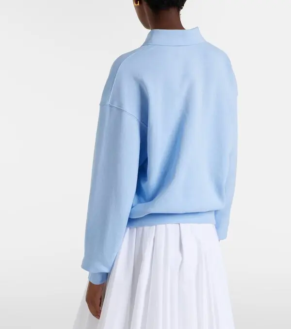 Polo Ralph Lauren Cotton-blend Fleece Polo Sweatshirt