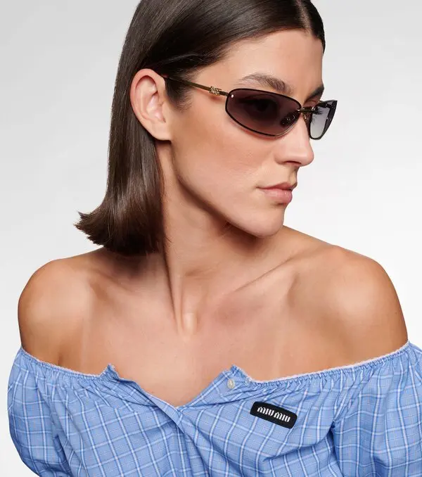Miu Miu Nocturne Oval Sunglasses
