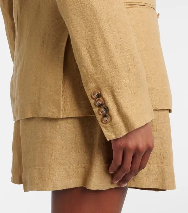 Polo Ralph Lauren Double-breasted Linen Blazer