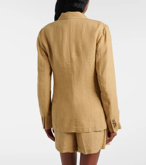 Polo Ralph Lauren Double-breasted Linen Blazer