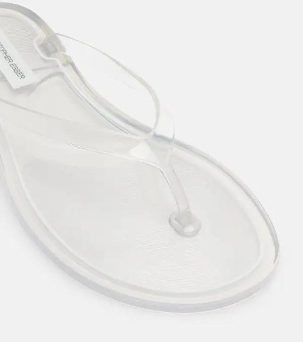 Christopher Esber Jo Thong Sandals - Transparent