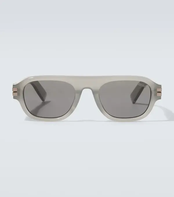 Zegna Flat-top Sunglasses - Grey