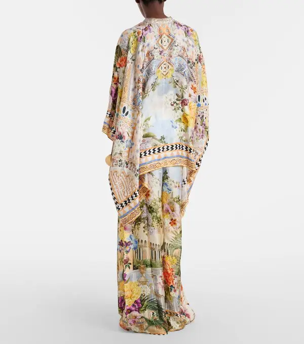 Camilla Printed Wide-leg Pants