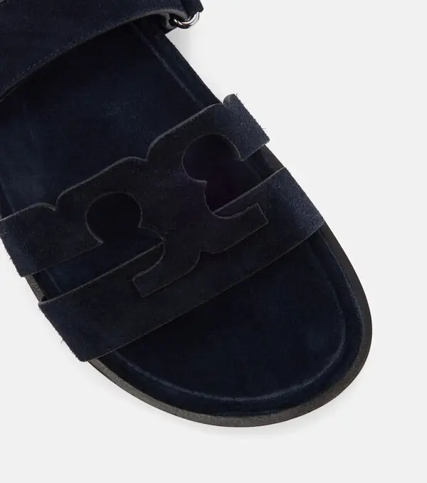 Tory Burch Ines Suede Slides - Blue