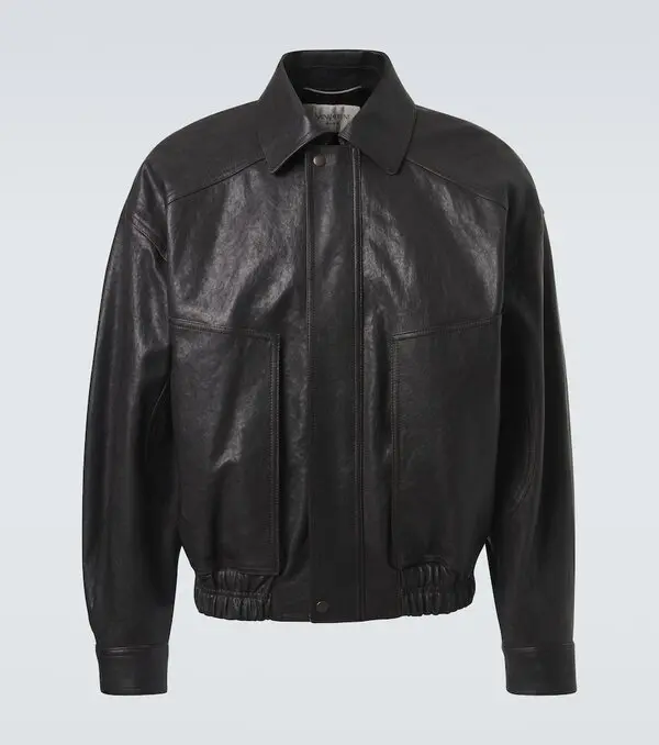 Saint Laurent Lamb Leather Blouson Jacket