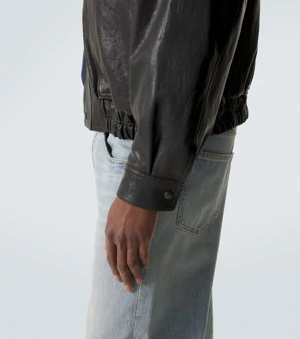 Saint Laurent Lamb Leather Blouson Jacket