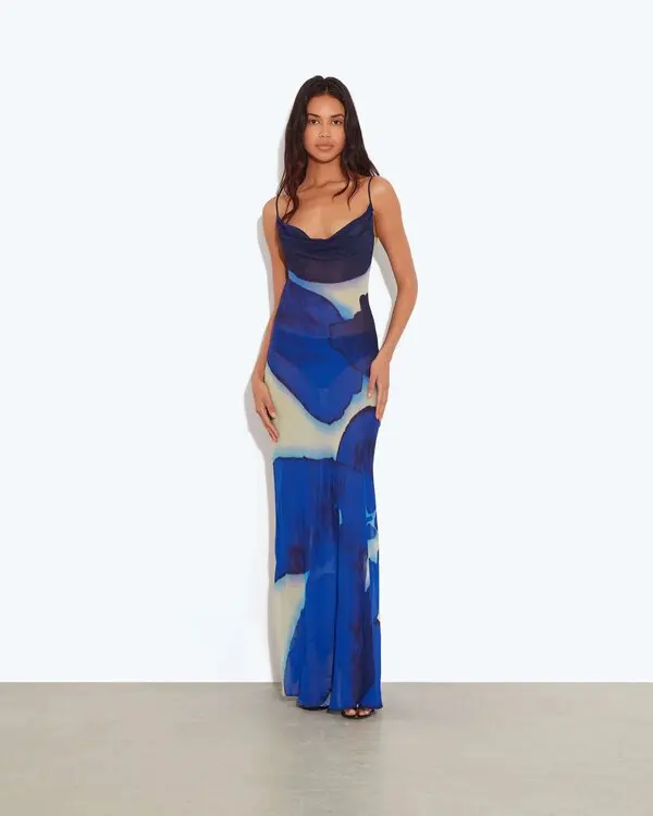 RAT & BOA Aralia Floral Maxi Dress - Blue