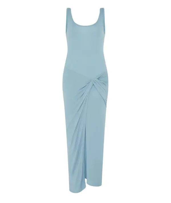 RAT & BOA Bias Cut Jersey Dress - Blue
