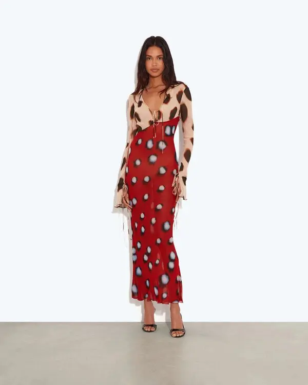 RAT & BOA Sabine Maxi Dress - Red