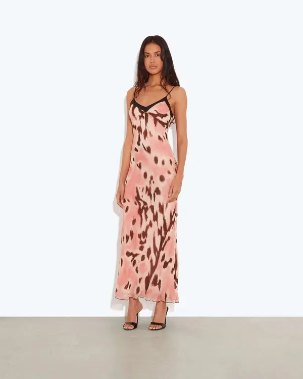 RAT & BOA Mara Bias Cut Slip Dress - Pink