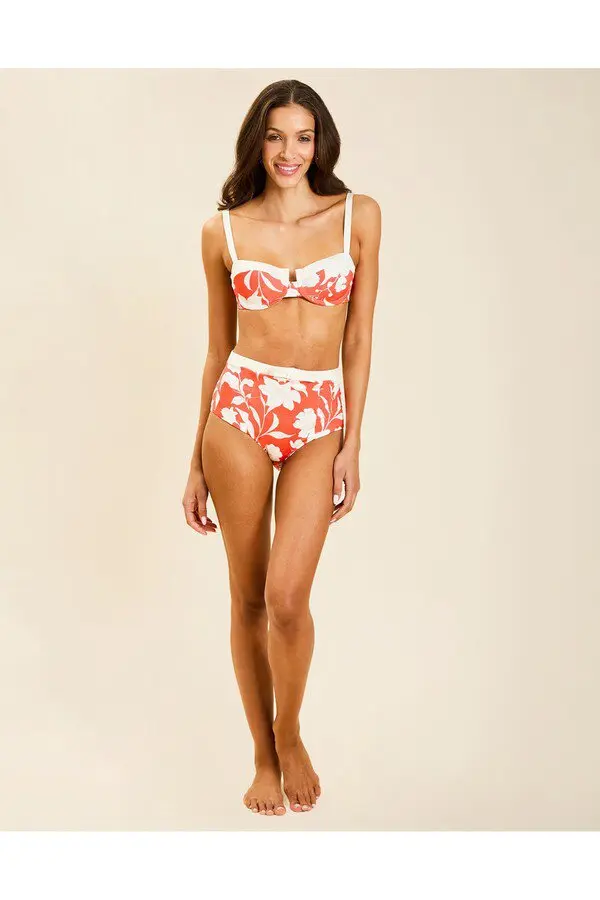 Mestiza New York Matera High-rise Bikini Bottom - Red