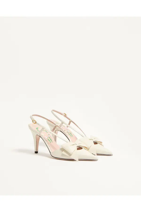 Valentino Garavani Bowow Slingback Pumps - Floral