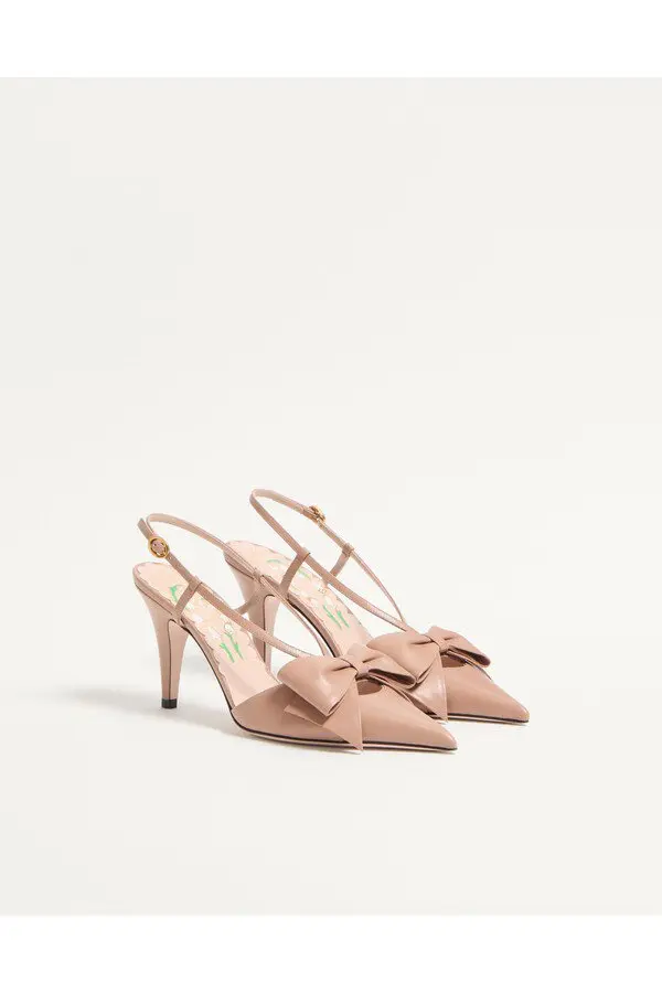 Valentino Garavani Bowow Slingback Pumps - Floral