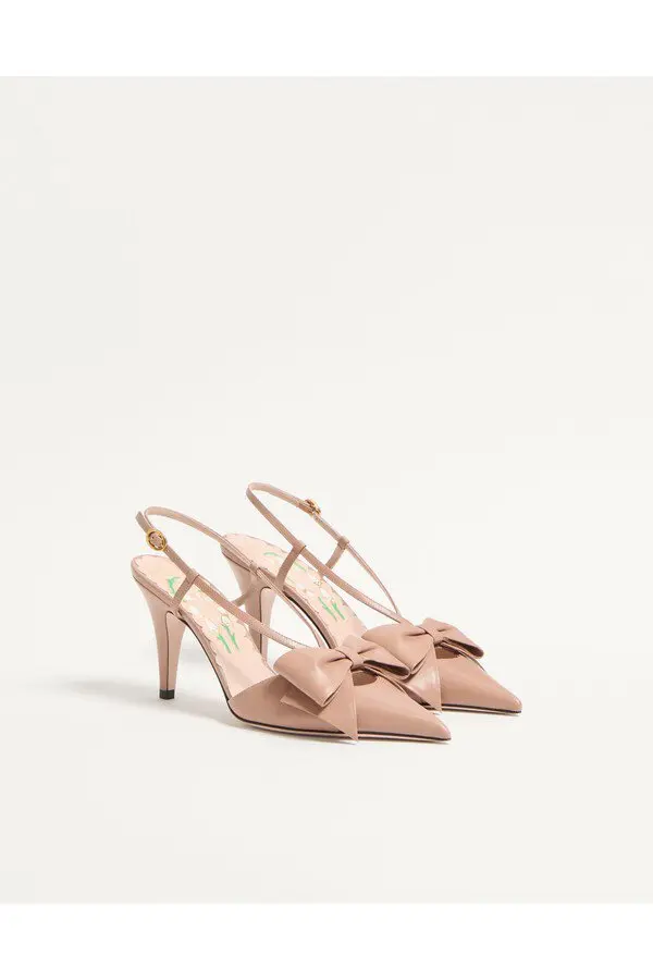 Valentino Garavani Bowow Slingback Pumps - Floral