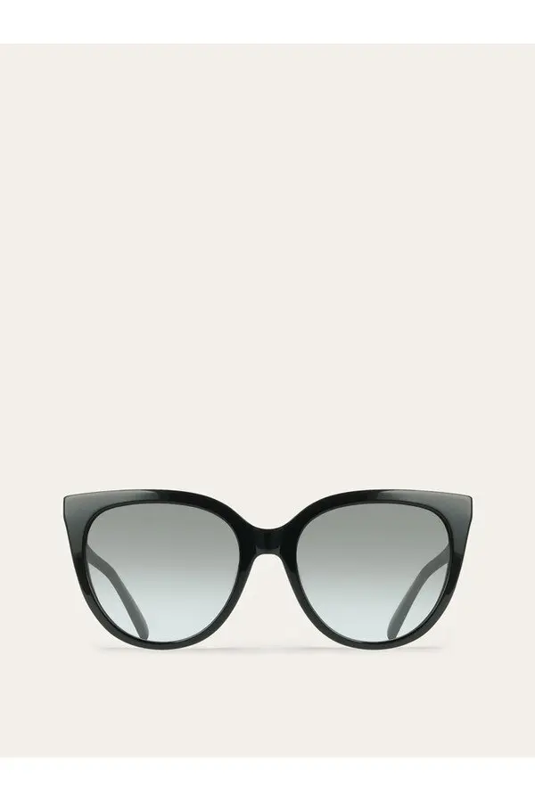 FERRAGAMO Acetate Sunglasses - Black