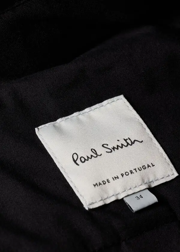 Paul Smith Stripe Pleated Cotton Shorts - Brown