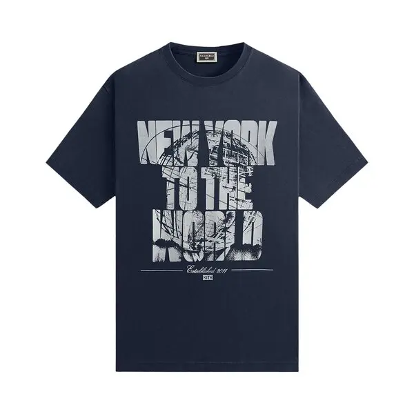 Kith Ny To The World Unisphere Vintage Tee