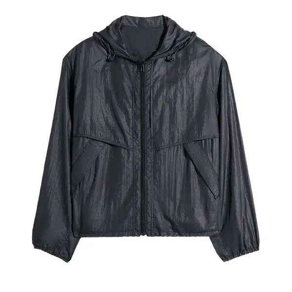 LEMAIRE Hooded Windbreaker - Black