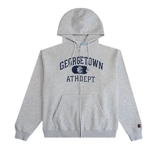 ERIC EMANUEL Ee Georgetown Zip-up Hoodie /navy - Grey